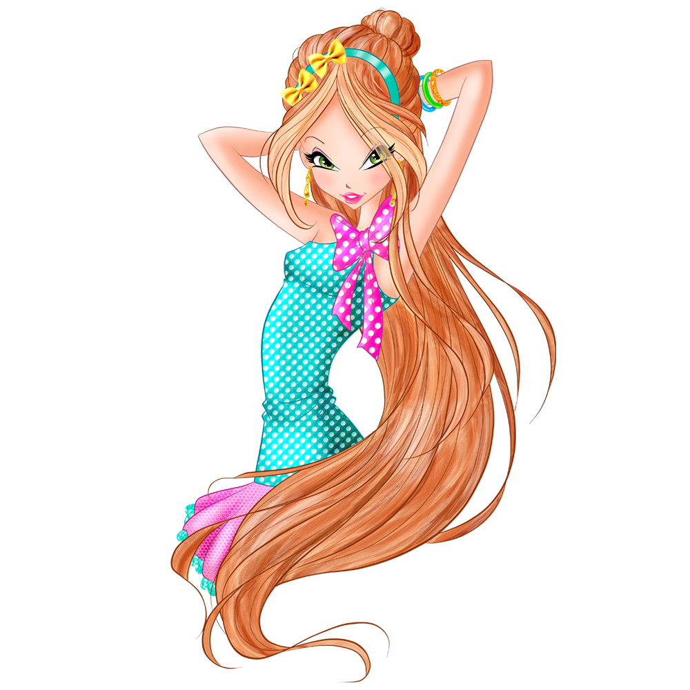 World of Winx new pictures: Chef Chic fashion - Winx in dotted dresses ...