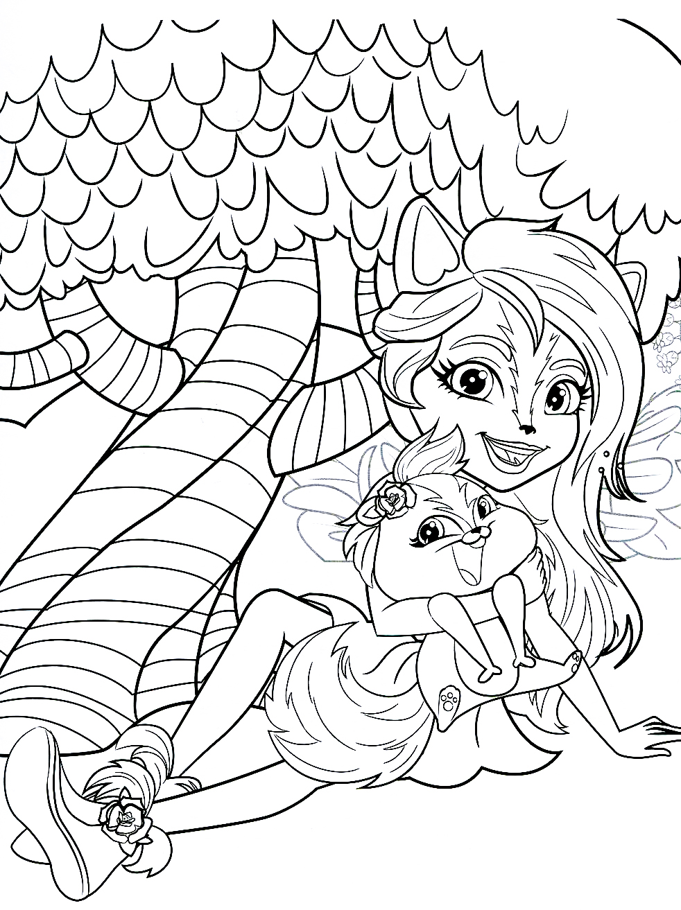 Enchantimals new coloring pages - YouLoveIt.com