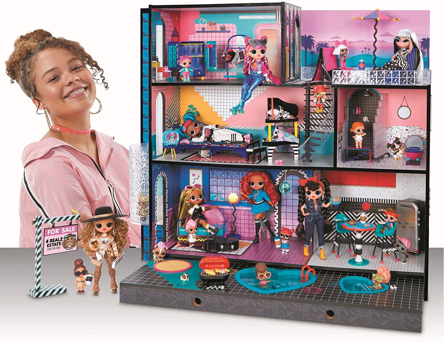 LOL Surprise OMG House 2020 New Real Wood Doll House YouLoveIt
