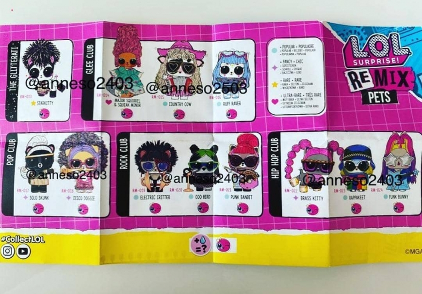 Lol Doll Pets Checklist – Lol Dolls Girls – PZWK