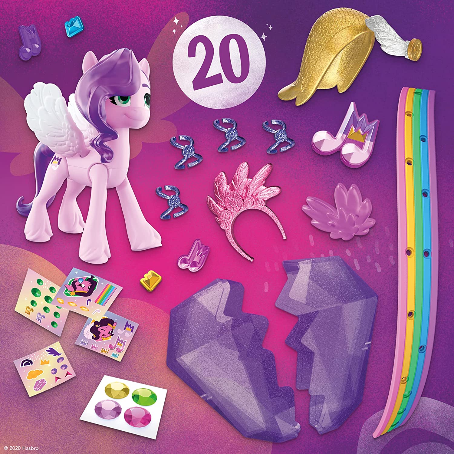 My Little Pony Movie Crystal Adventure Ponies toys - YouLoveIt.com
