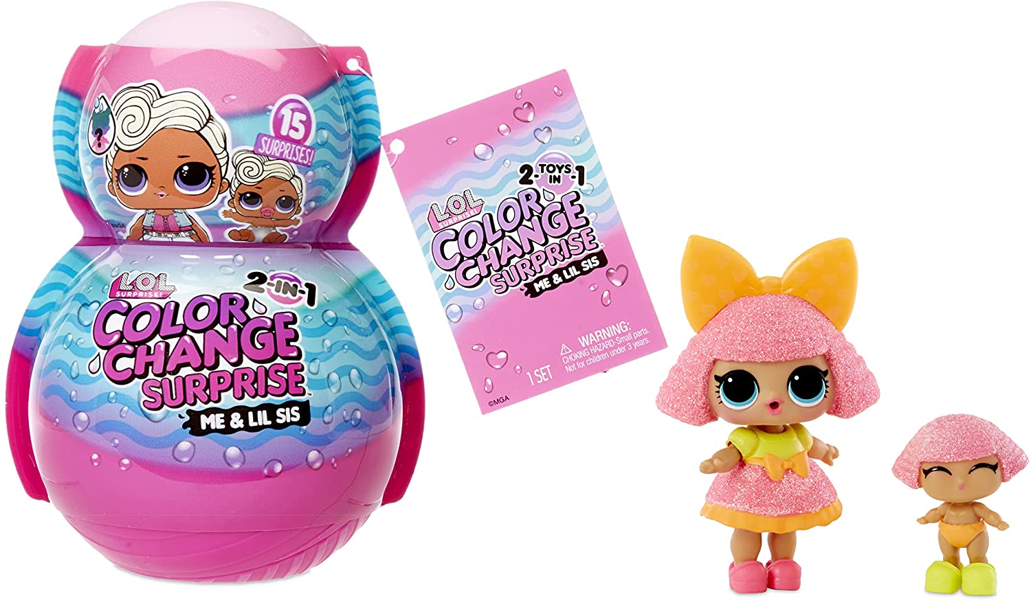 LOL Surprise Color Change 2-in-1 Me and My Doll sets - YouLoveIt.com