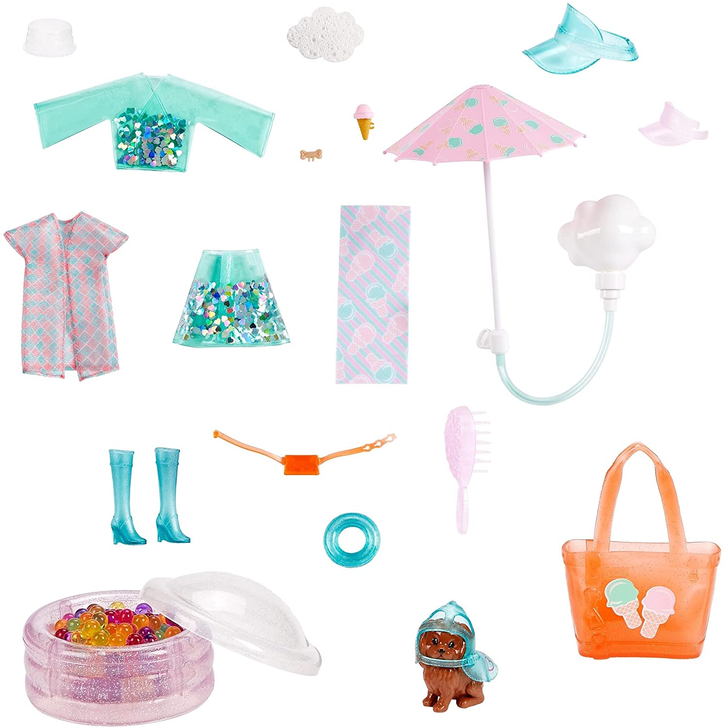 Barbie Color Reveal Sunshine & Sprinkles 2022 Dolls with Accessories ...