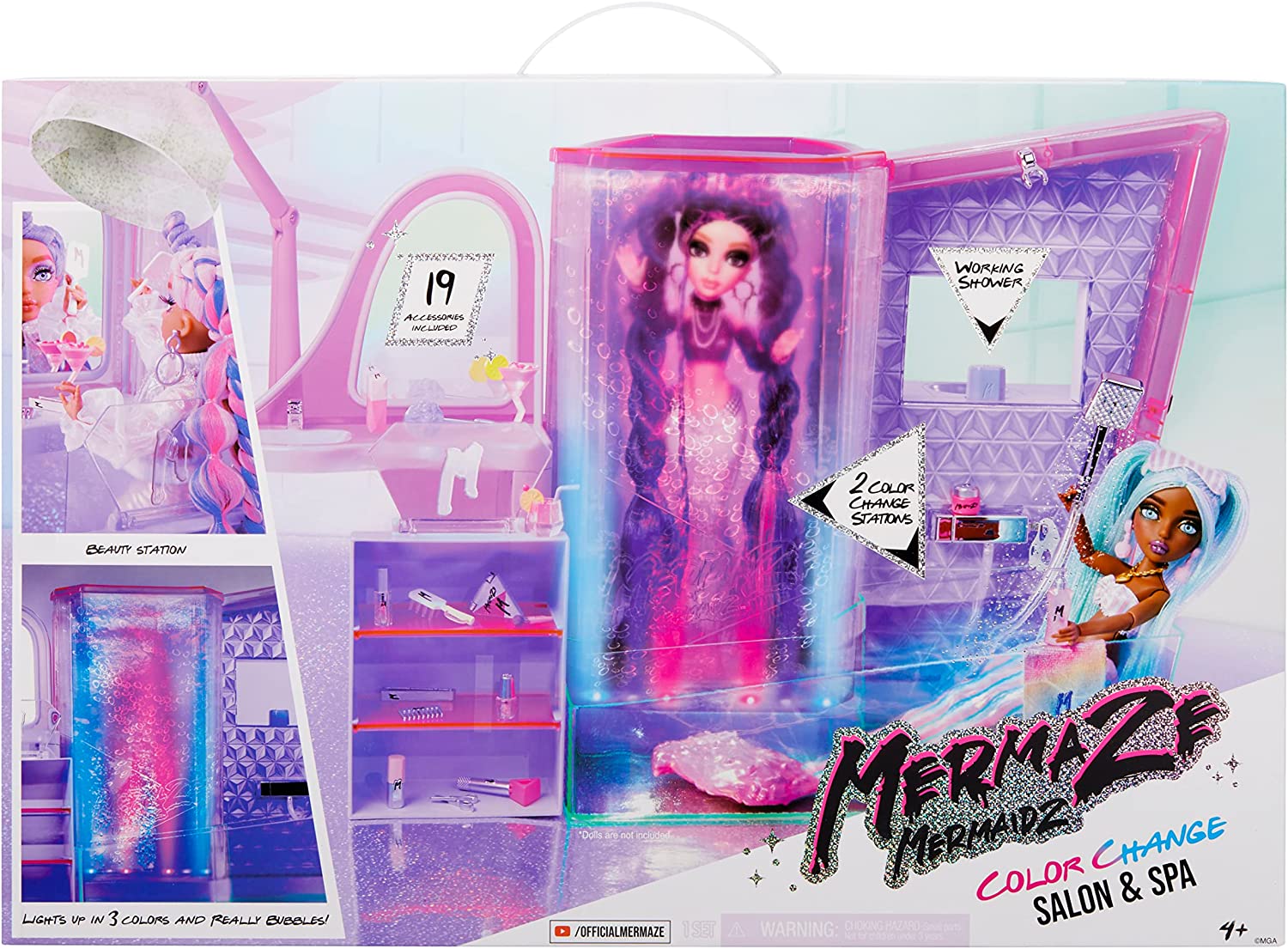 Mermaze Mermaidz Color Change Salon and Spa playset - YouLoveIt.com