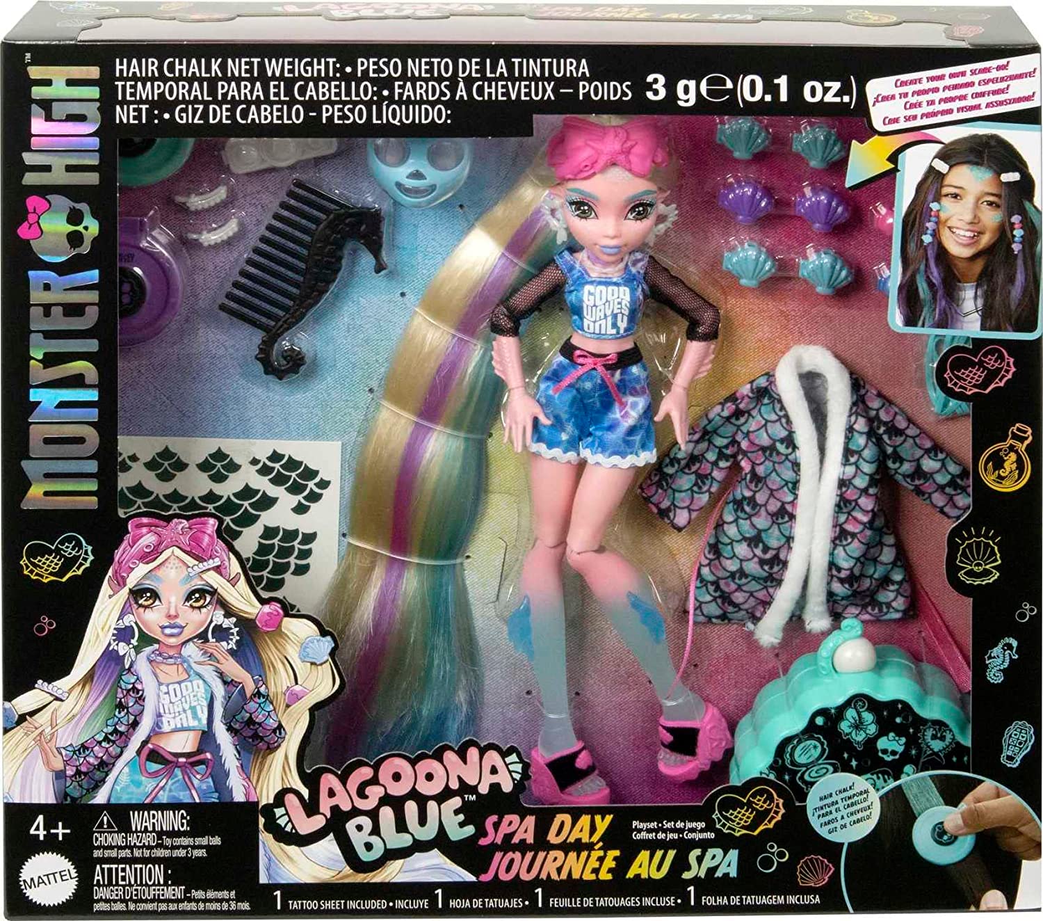 Monster High Lagoona Blue Spa Day playset with doll - YouLoveIt.com