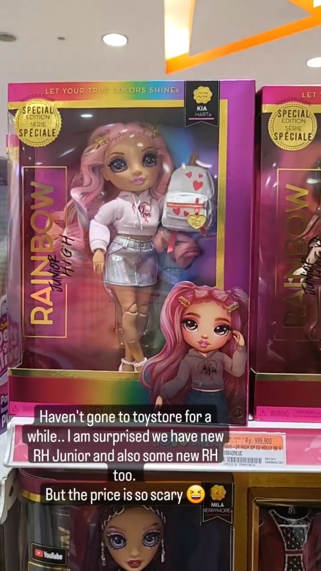 Rainbow High Junior High series 3 dolls Kia Hart, Avery Styles, Laurel ...