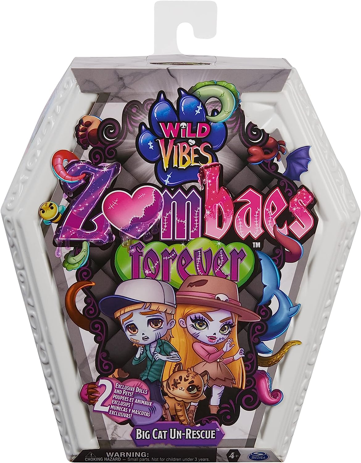 Zombaes Forever Wild Vibes 2 pack dolls sets: Rest in Show, Big Cat Un ...