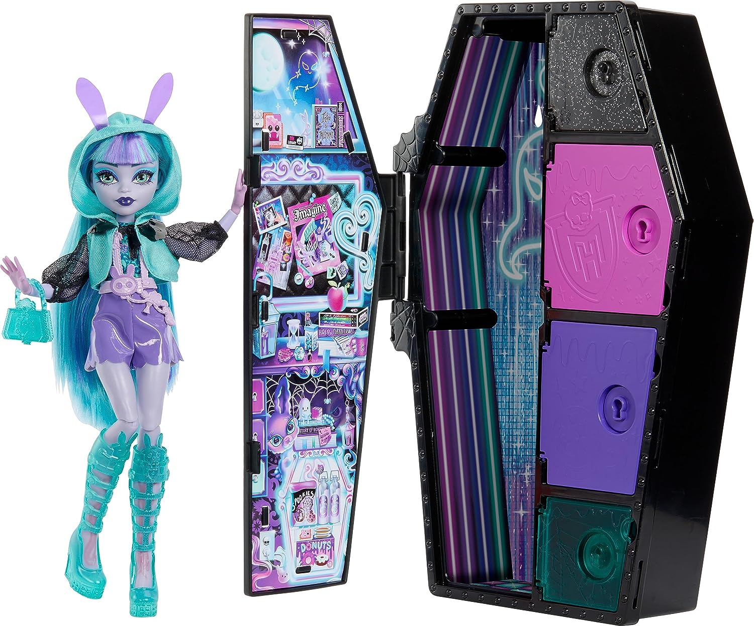 Monster High Skulltimate Secrets Neon Frights series 3 dolls ...