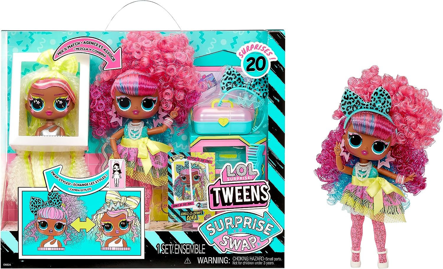 LOL Surprise Tweens Surprise Swap dolls with replaceable heads ...