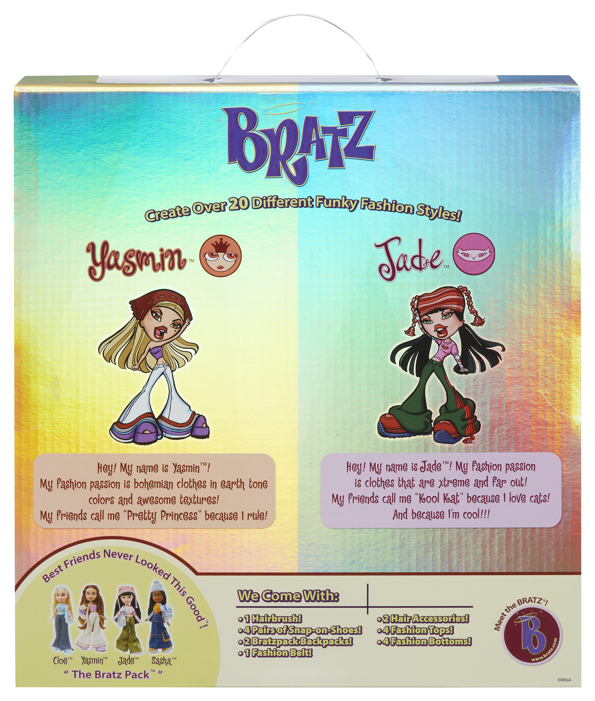 Bratz 2 pack sets of series 1 reproduction dolls - YouLoveIt.com