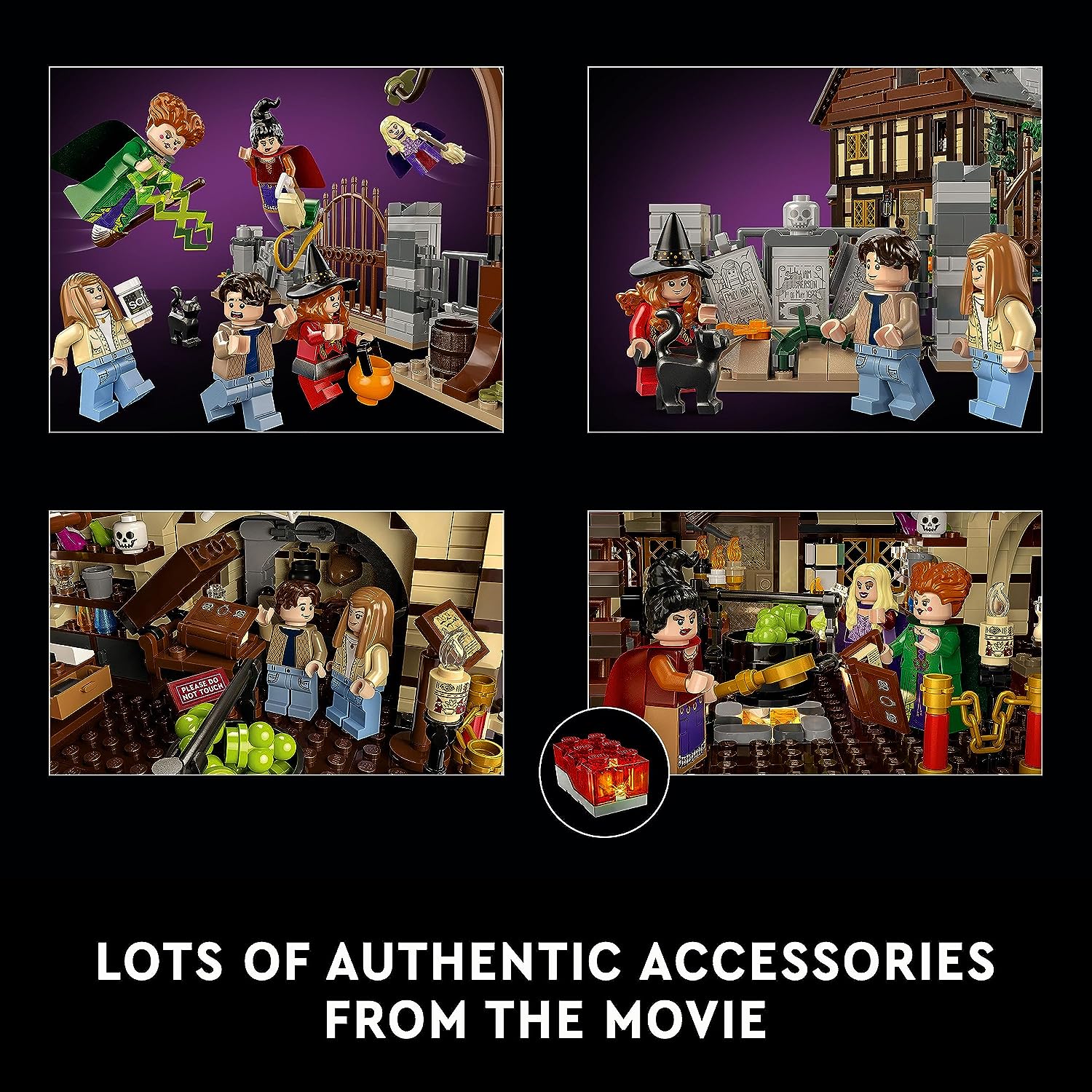 LEGO Disney Hocus Pocus: The Sanderson Sisters' Cottage - YouLoveIt.com