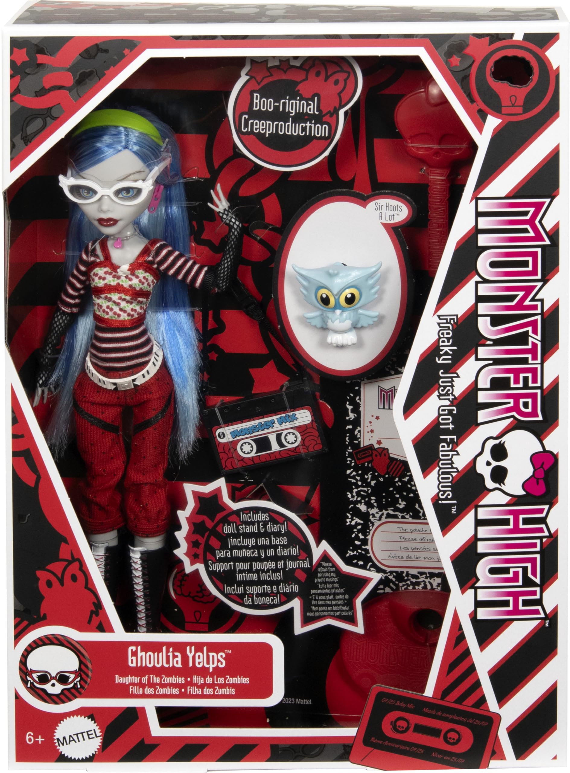 Monster High Creeproduction Ghoulia Yelps doll - reproduction of the ...