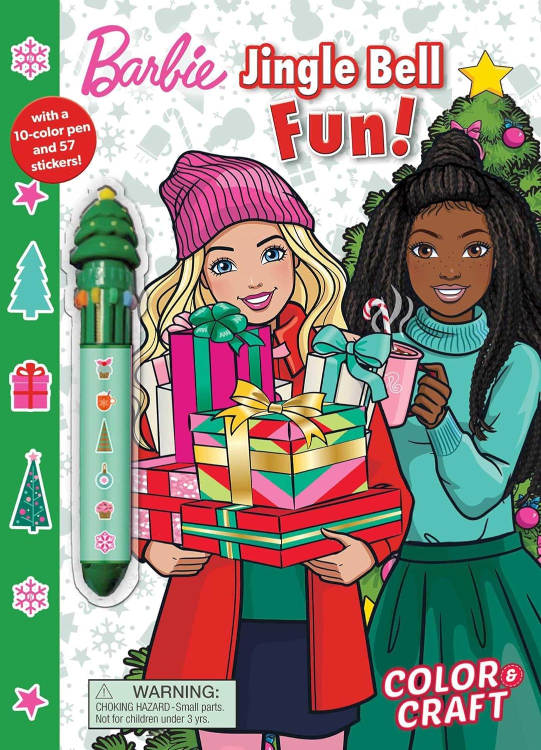 barbie a perfect christmas coloring pages