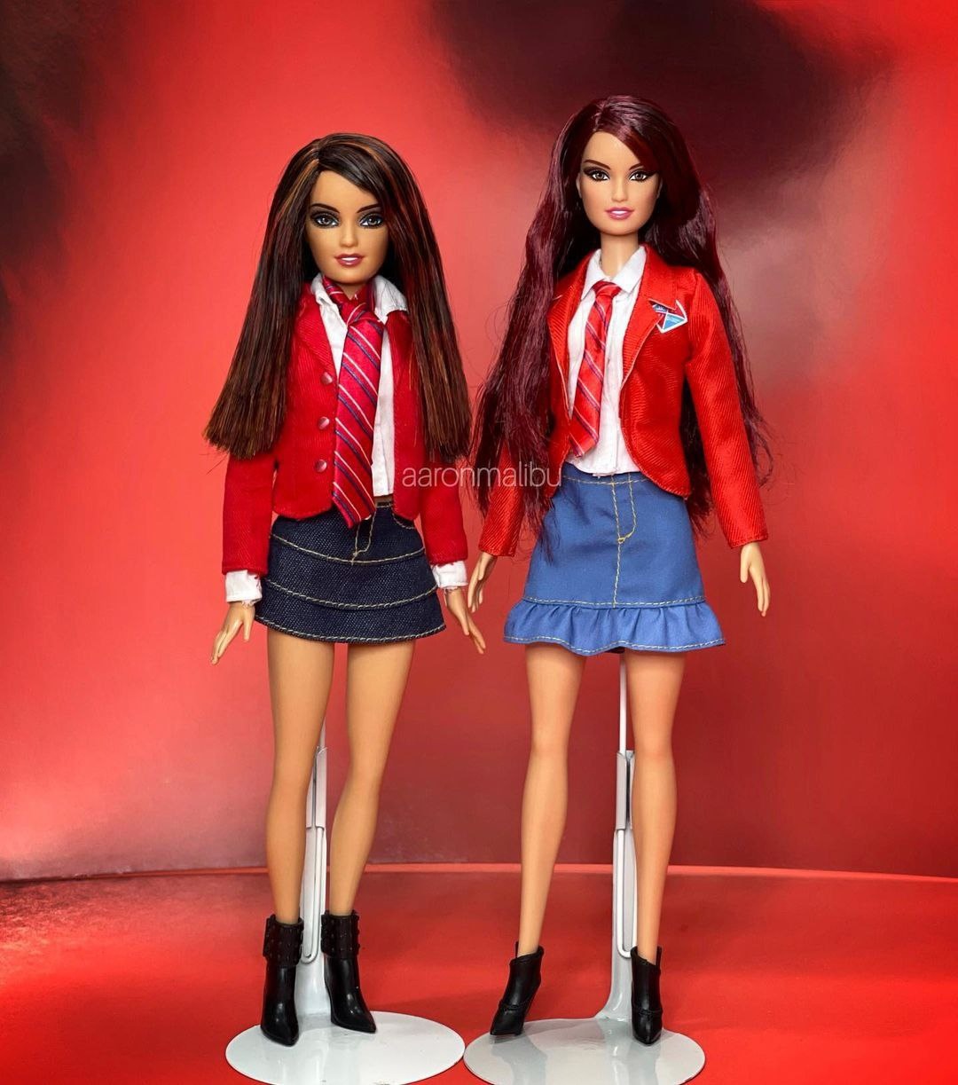 Barbie RBD Rebelde Elite Way School Uniform dolls 2024: Mia, Roberta ...