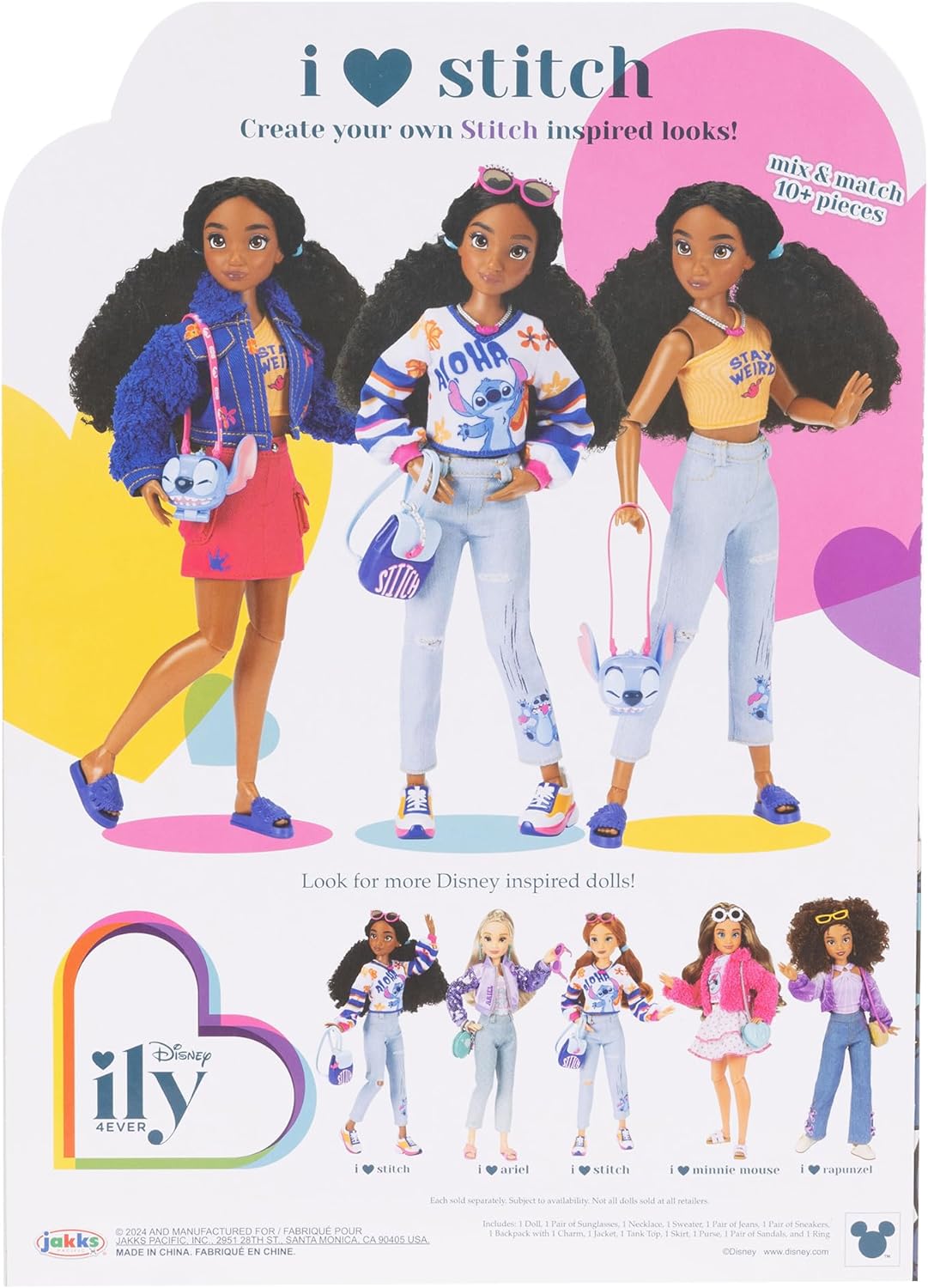 New Disney Ily 4ever dolls 2024: 2 I Love Stitch dolls and new I Love ...