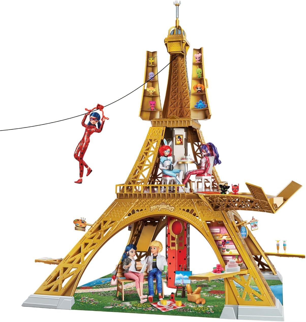 Miraculous Ladybug Paris Heroez Eiffel Tower Playset - YouLoveIt.com