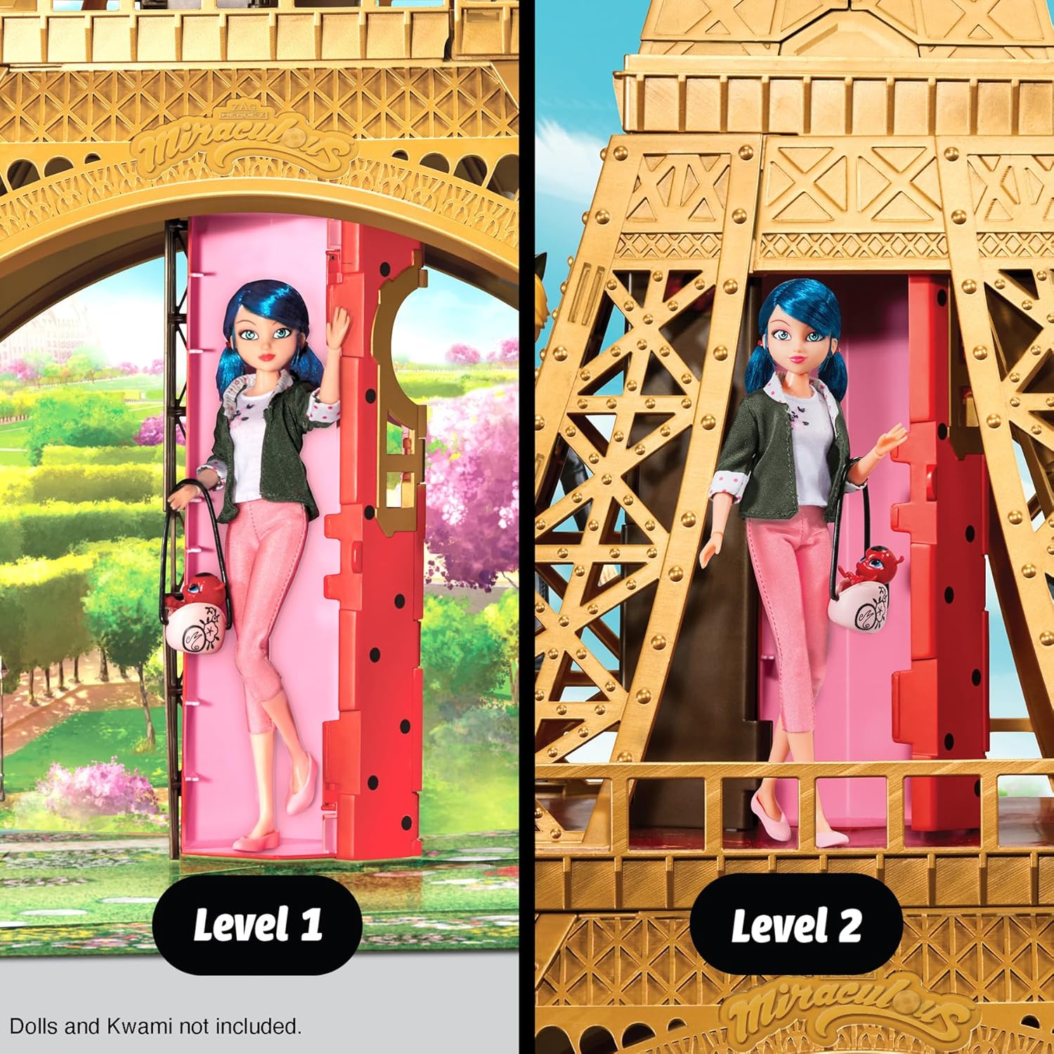Miraculous Ladybug Paris Heroez Eiffel Tower Playset - YouLoveIt.com