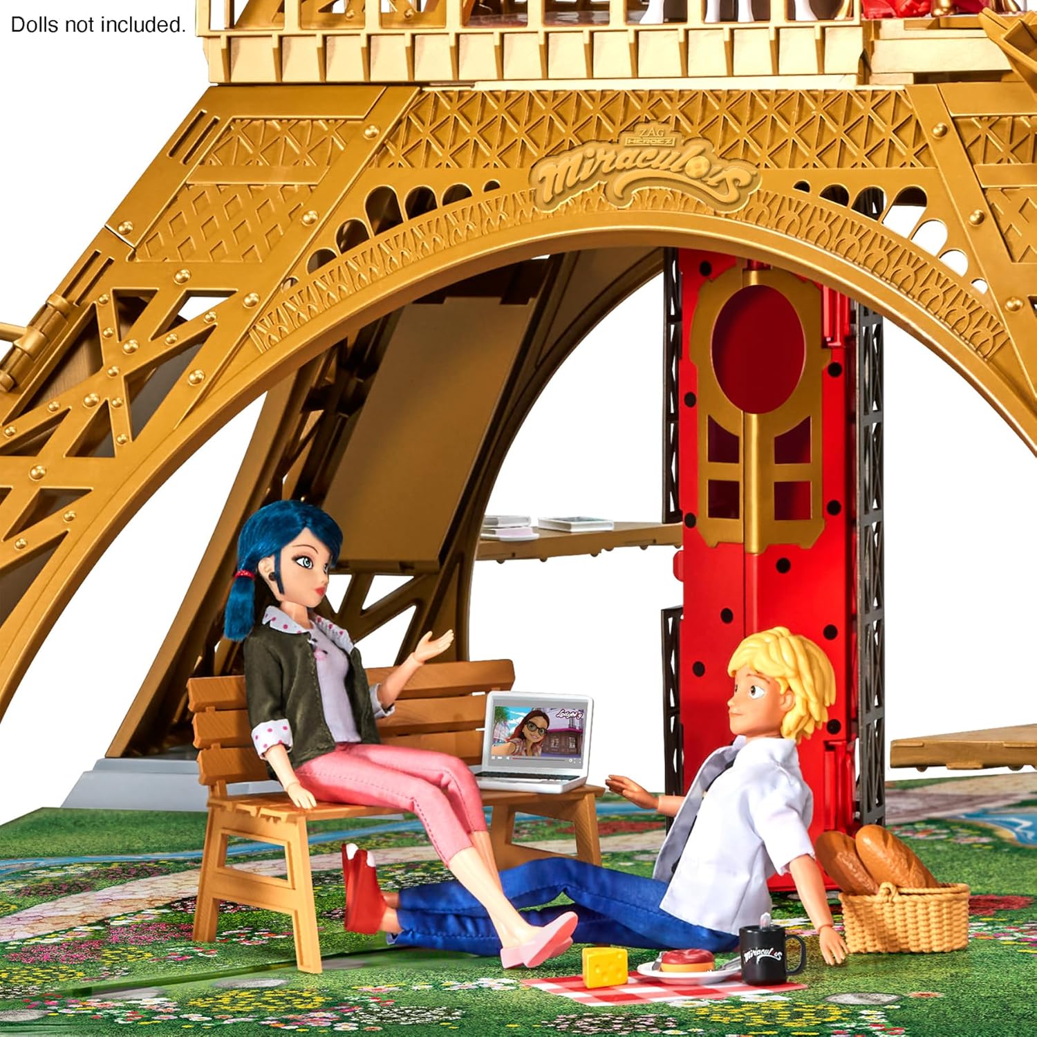 Miraculous Ladybug Paris Heroez Eiffel Tower Playset - YouLoveIt.com