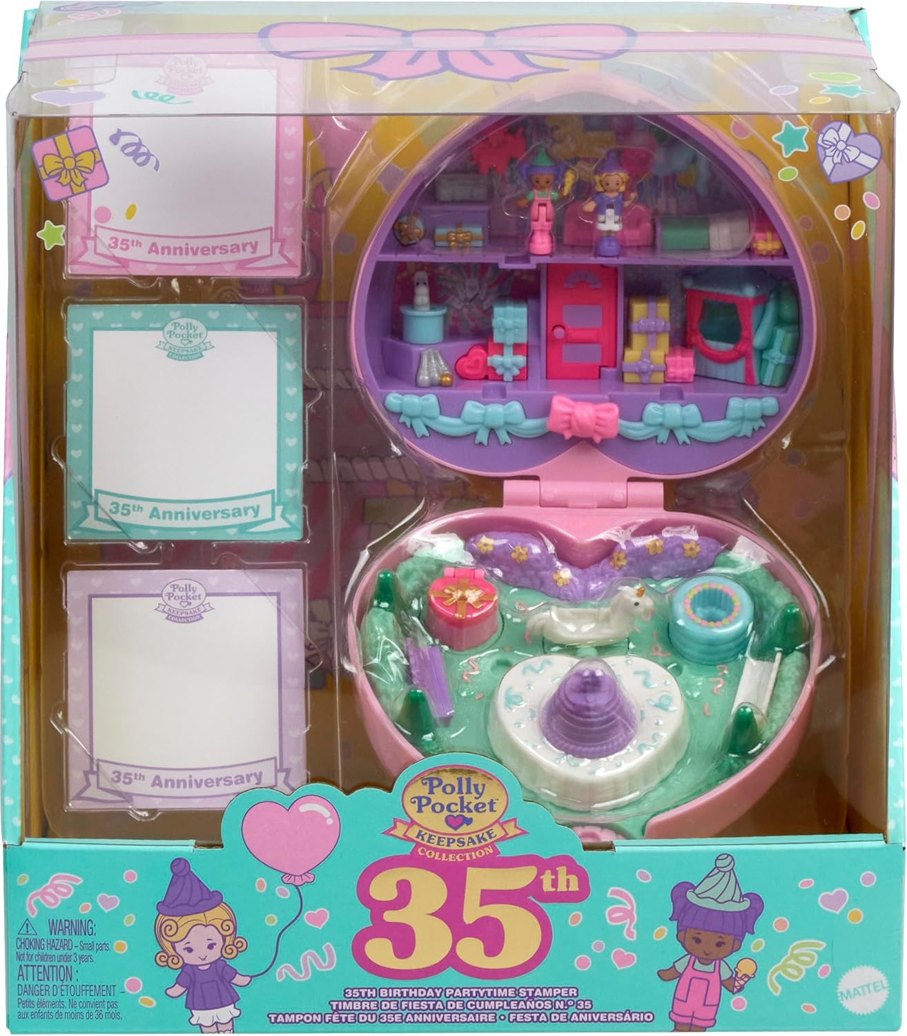 Polly Pocket 35th anniversary Collector Heritage Compact - Partytime ...