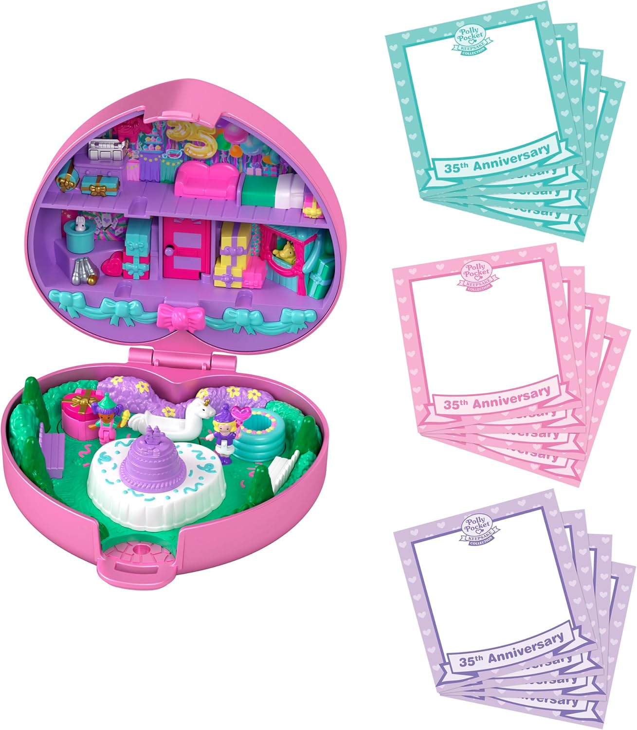 Polly Pocket 35th anniversary Collector Heritage Compact - Partytime ...