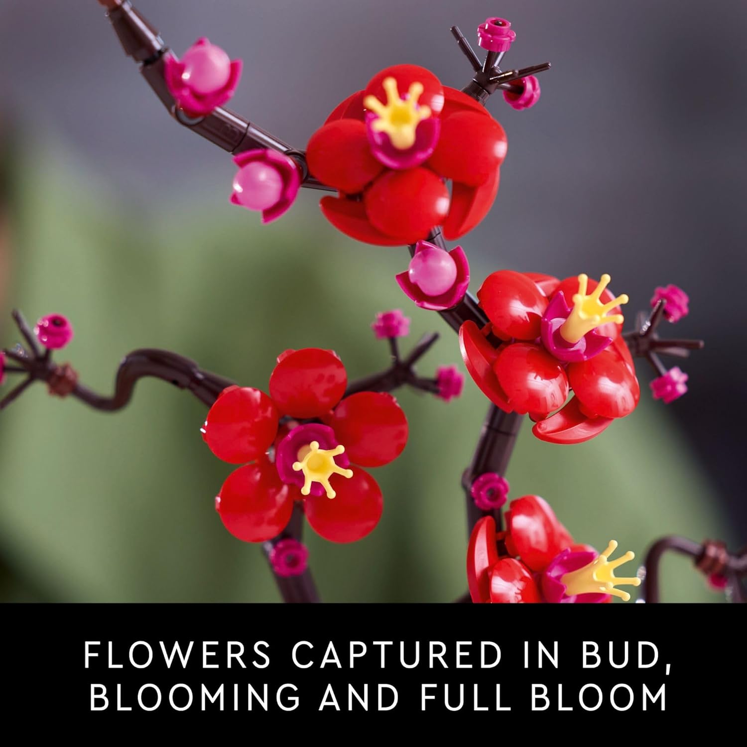 LEGO Icons Plum Blossom Flower Decor - YouLoveIt.com