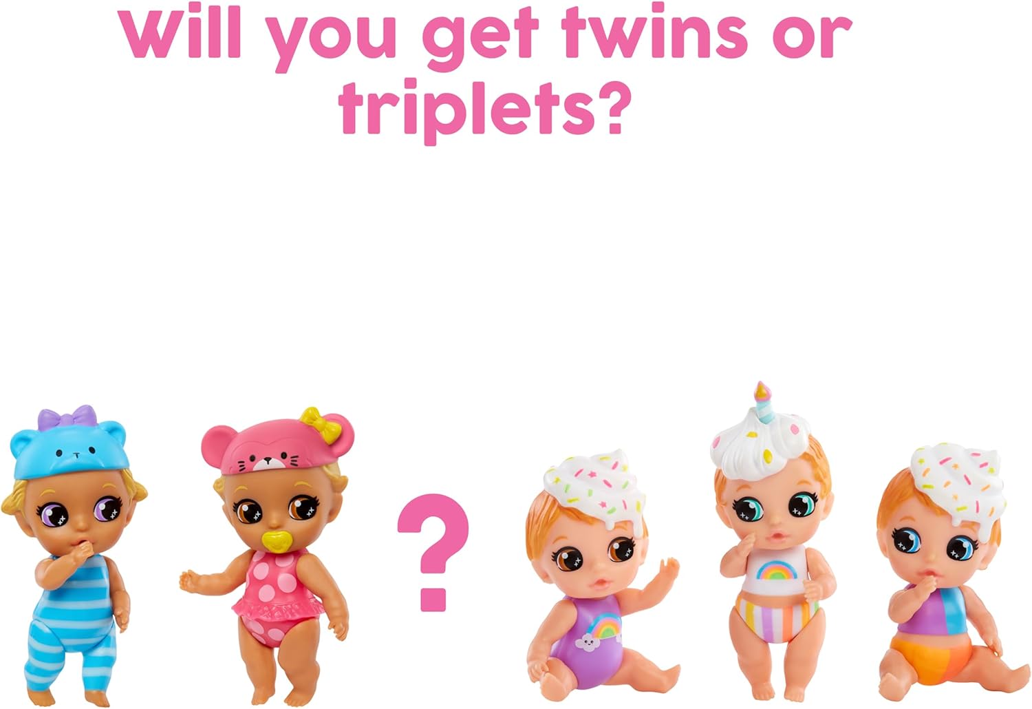 Baby Born Surprise Mini Babies Series 8 - Twins or Triplets - YouLoveIt.com