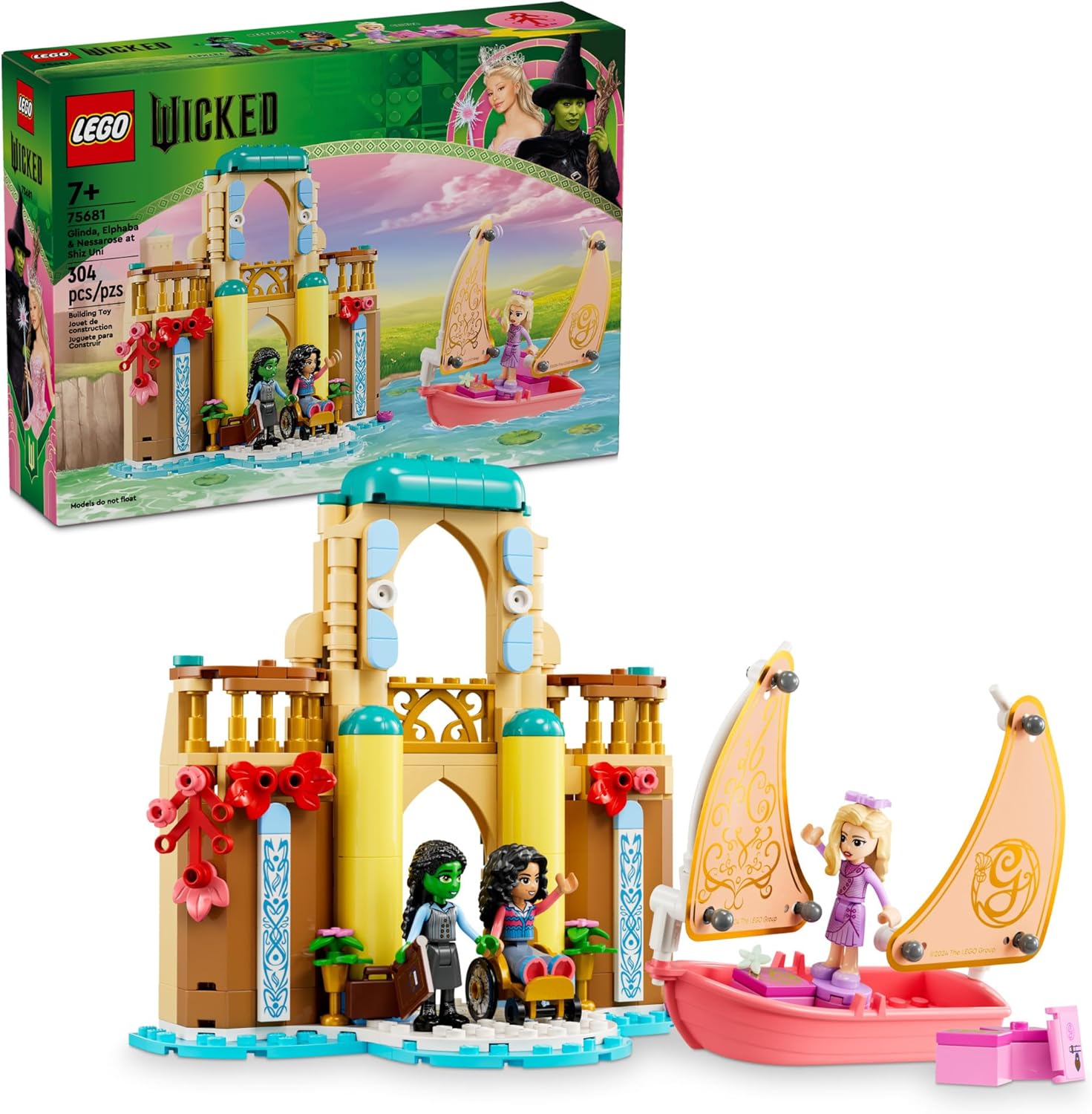 LEGO Wicked 2024 movie sets: Glinda and Elphaba's Dormitory, Elphaba ...