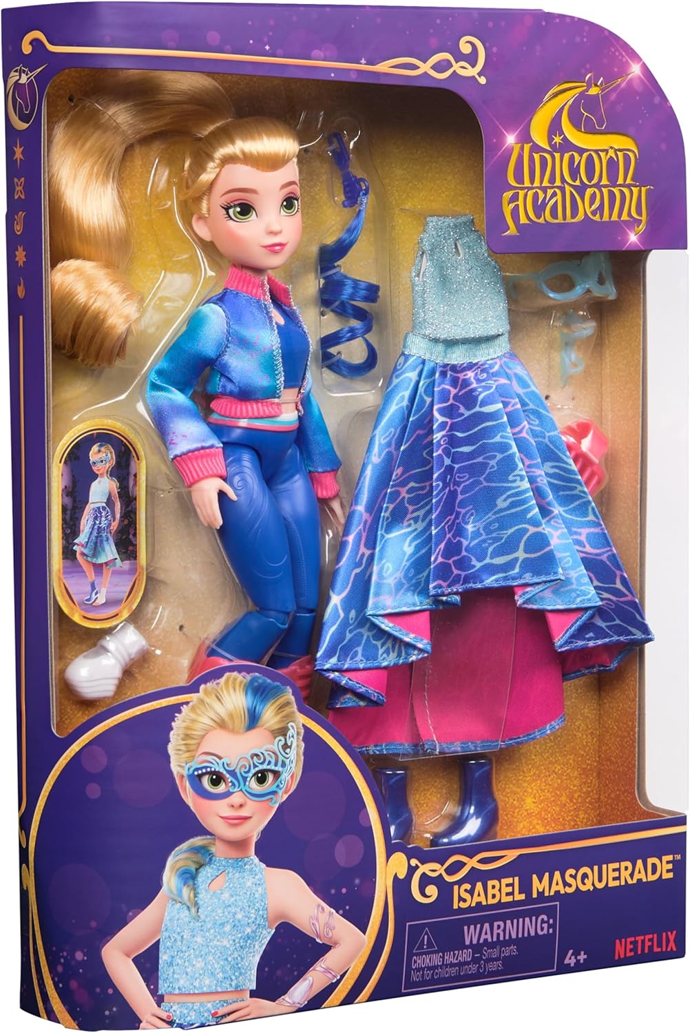 Unicorn Academy Isabel Deluxe Masquerade Ball Doll - YouLoveIt.com