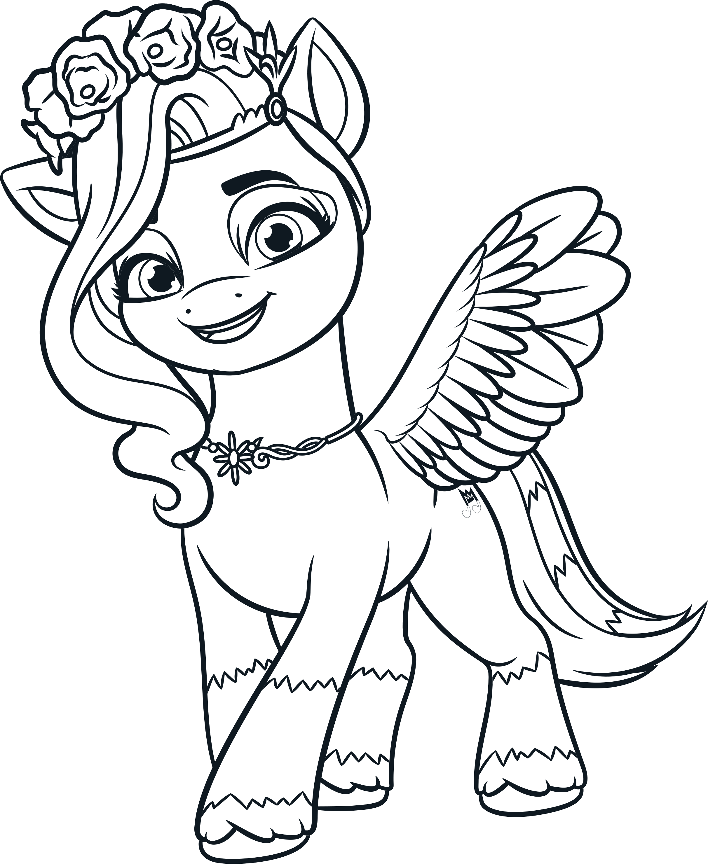 little pony coloring pages for toddlers