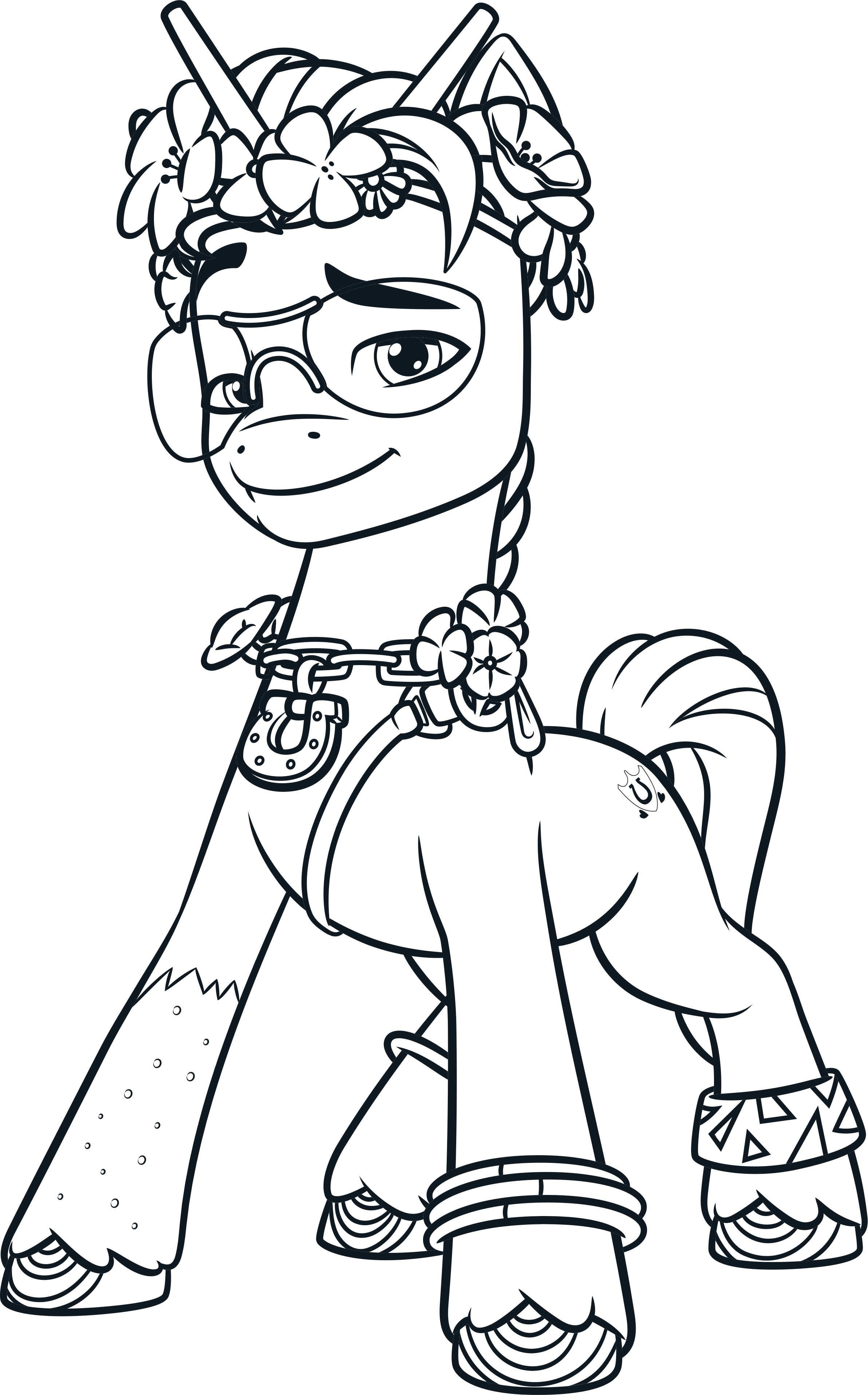 mlp luna cat coloring pages