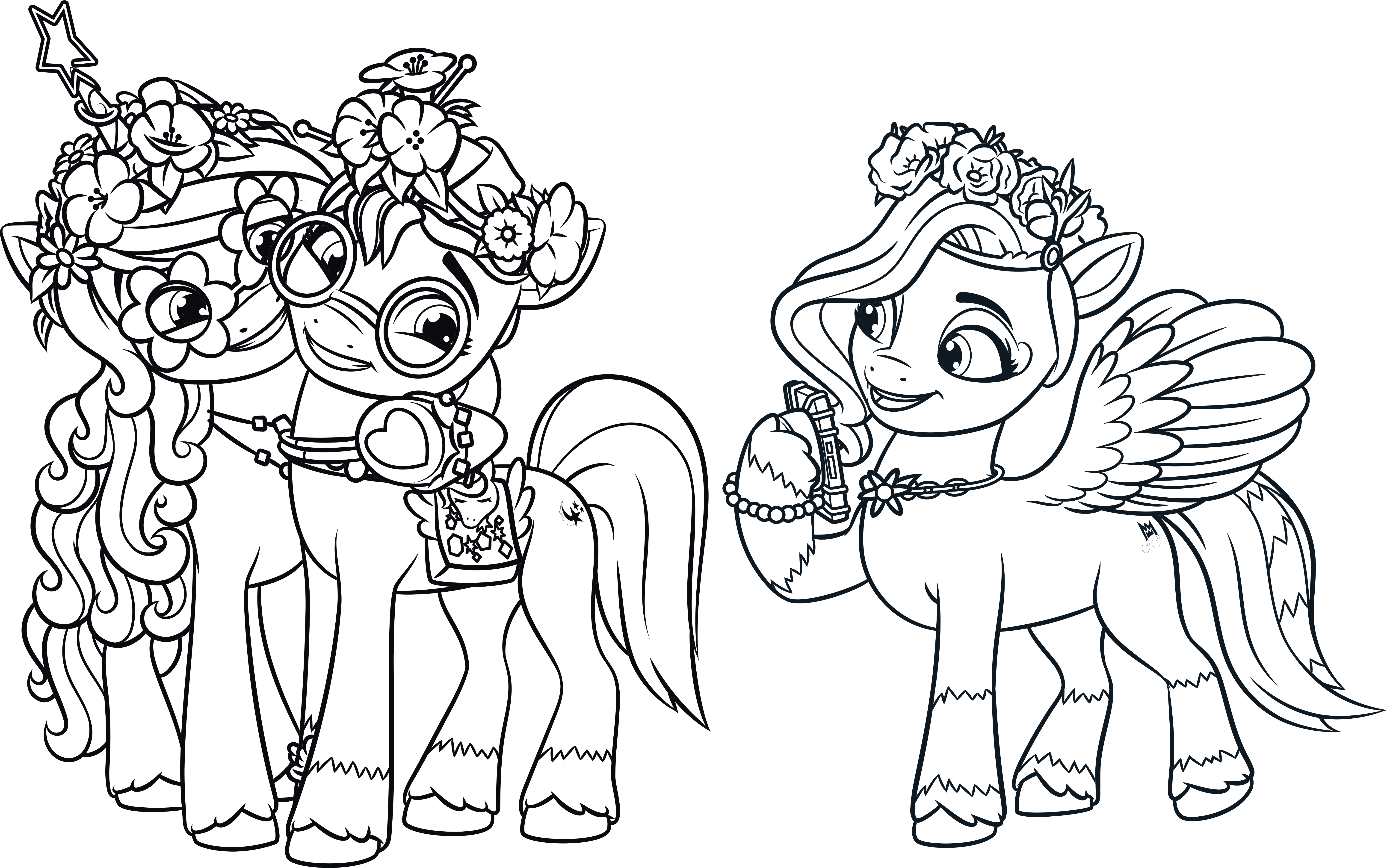 my little pony queen coloring pages