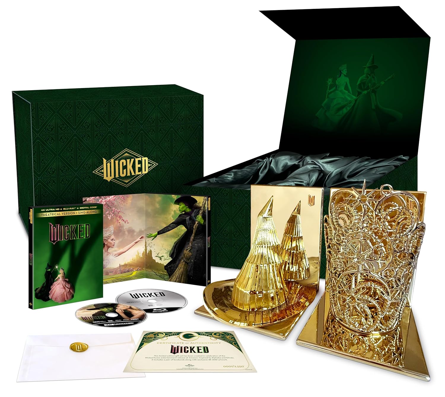 Wicked movie Exclusive Limited-Edition Giftset with Gold Tone Metal ...