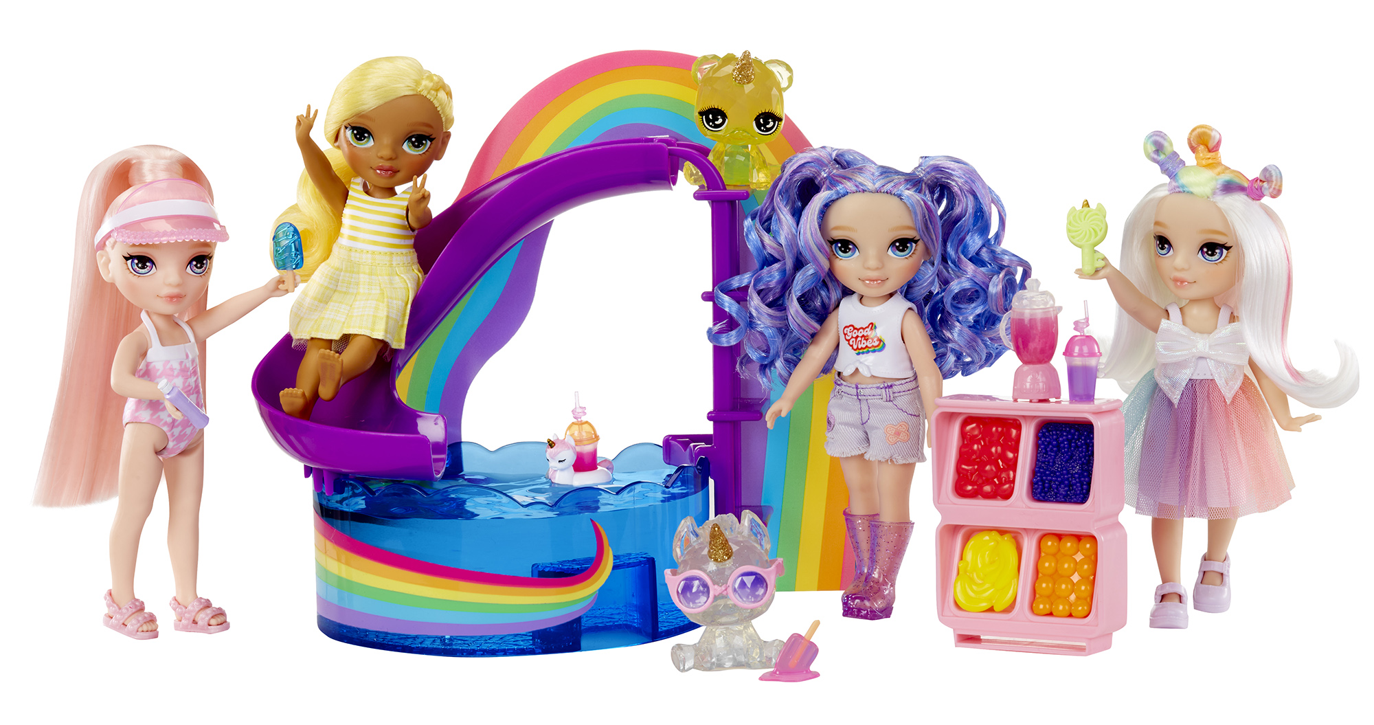 Rainbow High Little Pool Day with Blush doll Playset - YouLoveIt.com