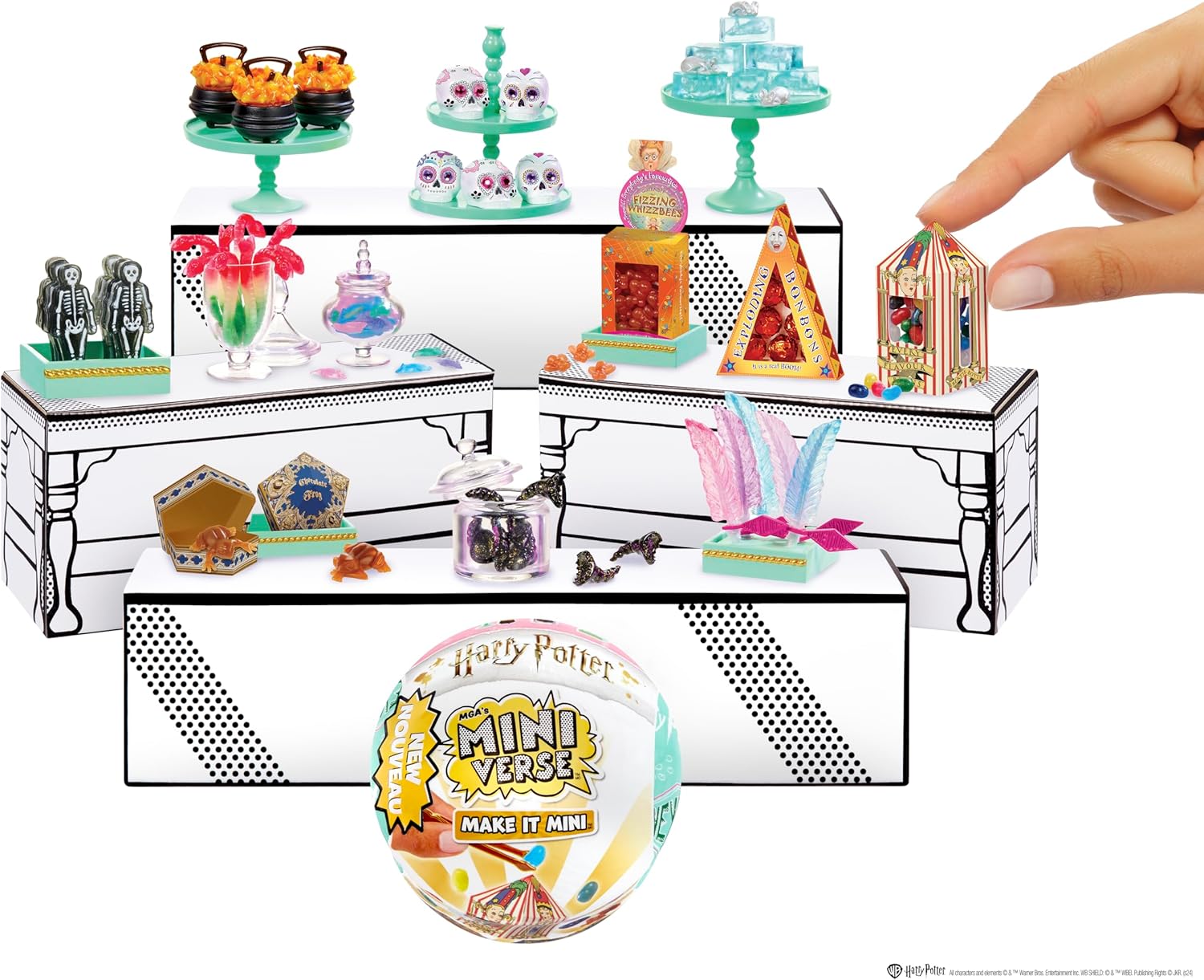 Miniverse Make It Mini Harry Potter Honeydukes' wizarding sweets ...