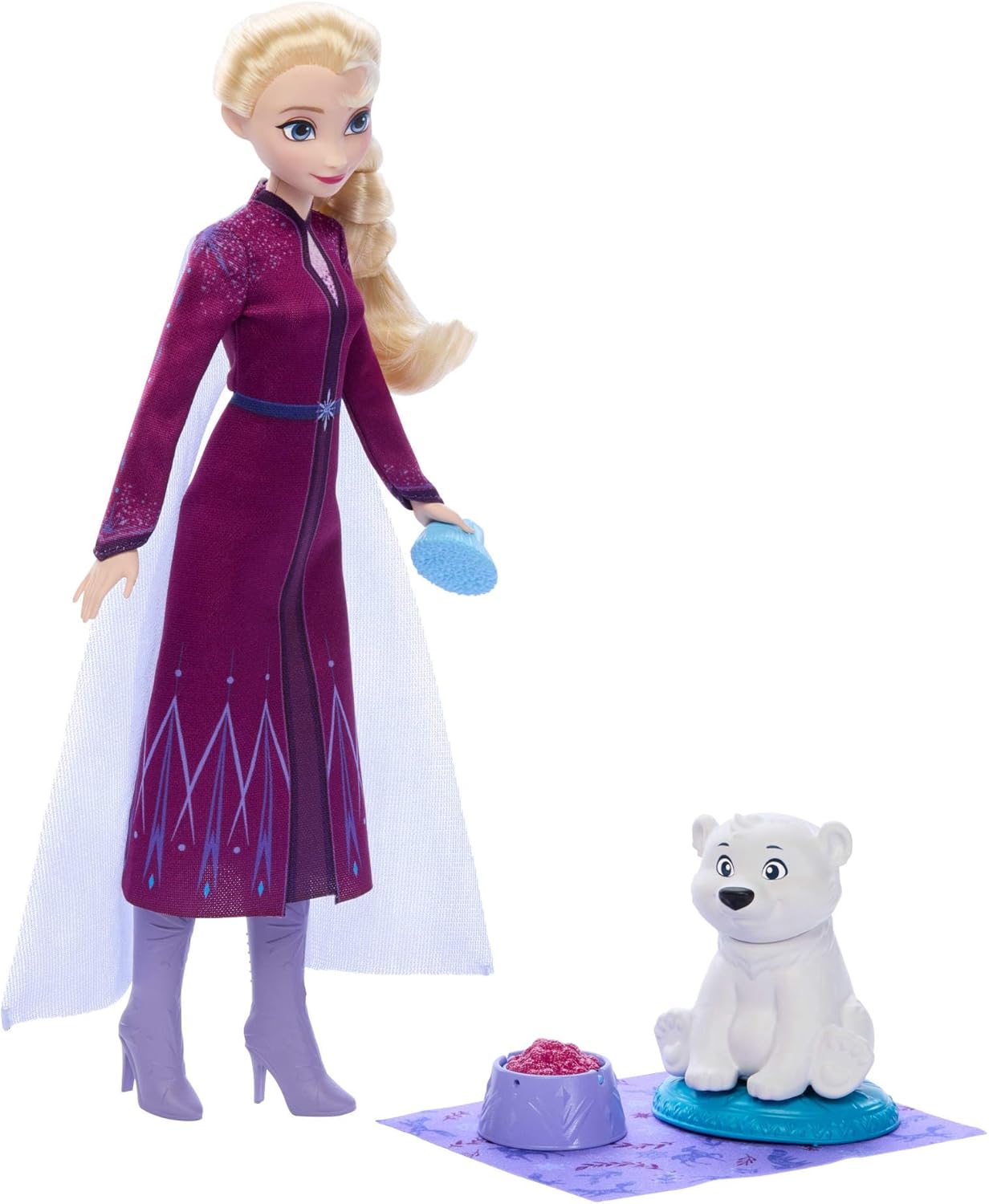 Disney Frozen Elsa and Baby Bear Set with Disney Frozen Anna and Baby ...