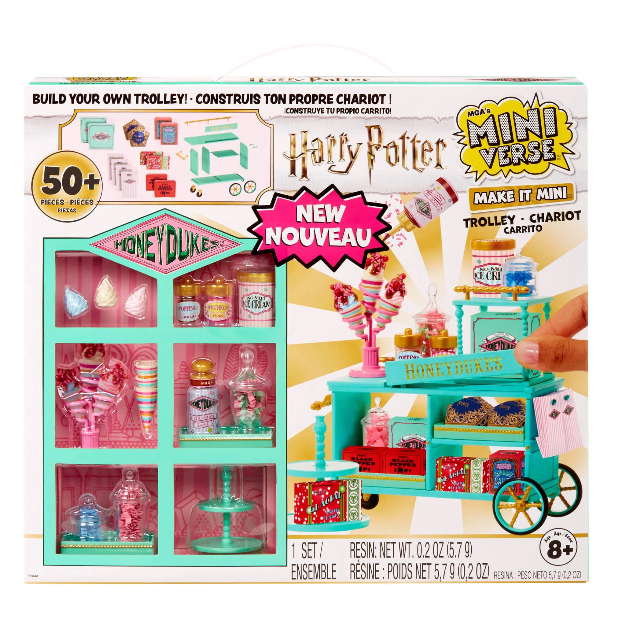MGA's Miniverse Make It Mini Harry Potter Honeydukes Trolley Playset ...