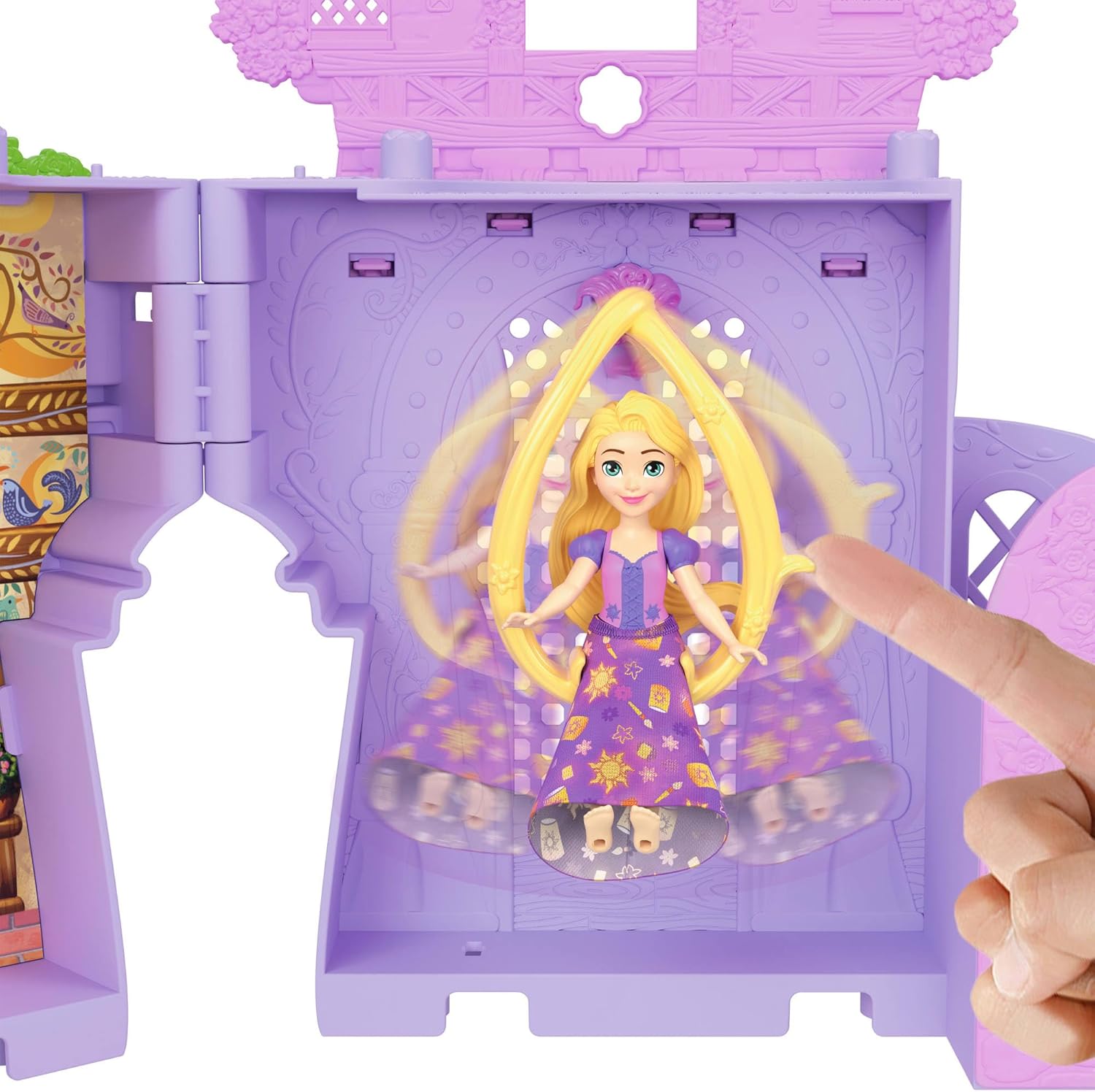 Mattel Disney Princess Rapunzel Tower Storytime Stackers Doll House ...