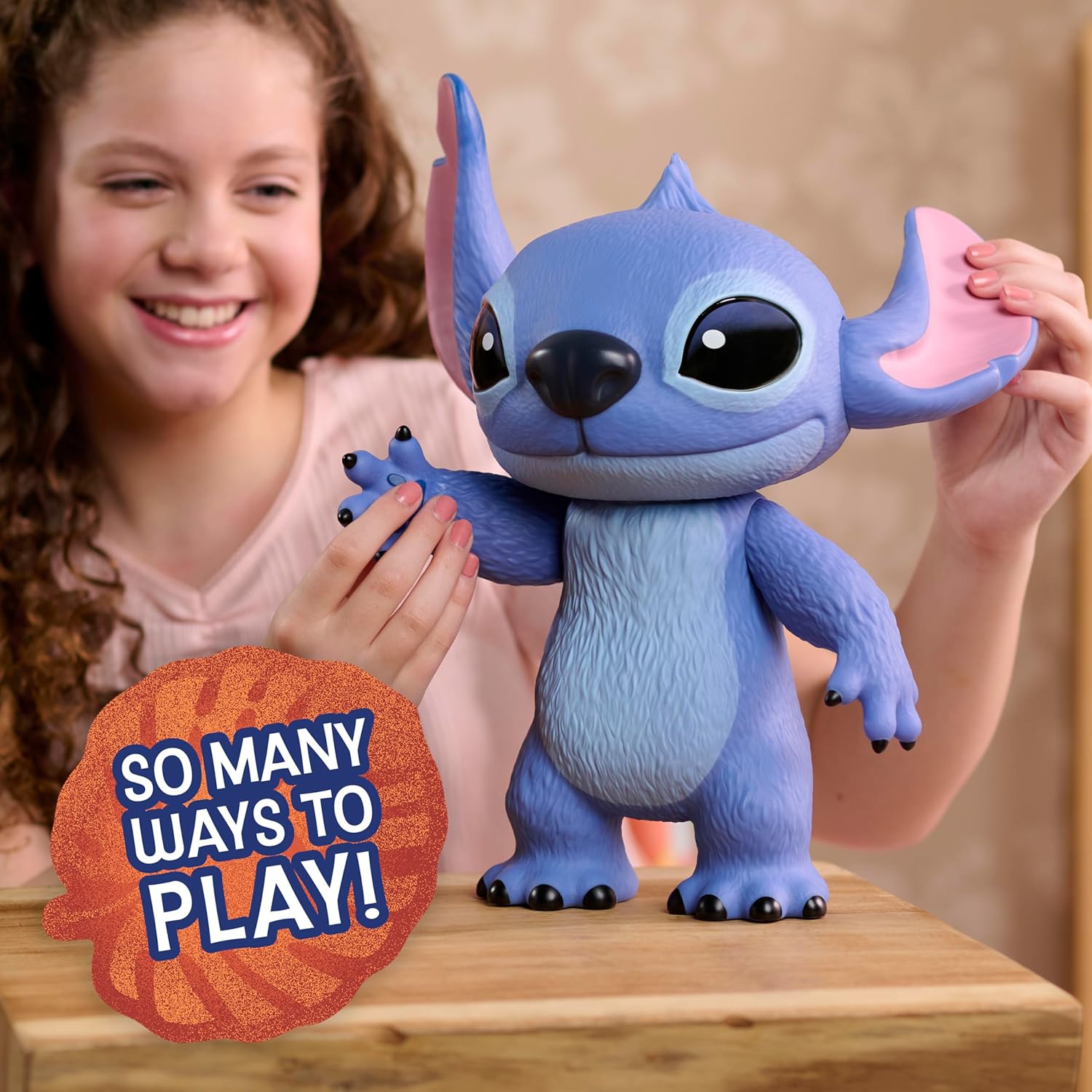 Disney Stitch Live-Action Larger Than Life Vinyl Figure from Just Play ...