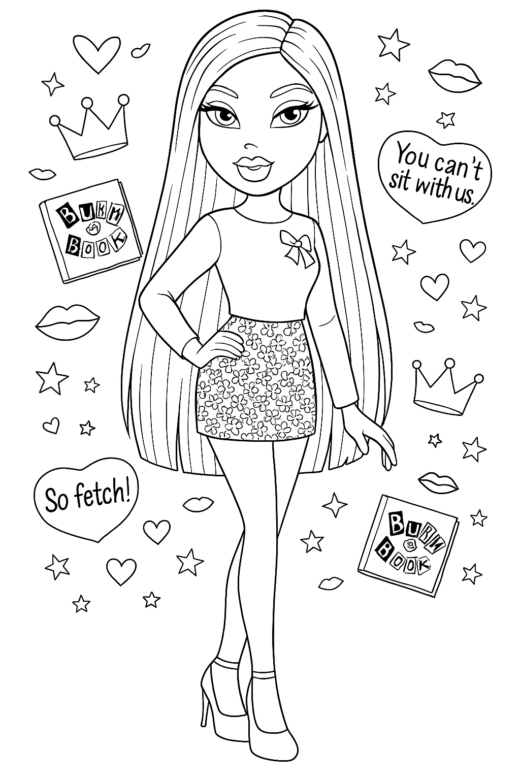 bratz coloring pages yasmin