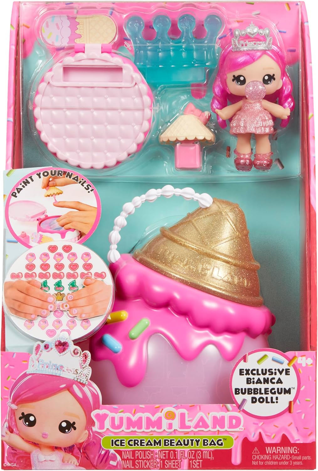 Yummiland Beauty Bag Playsets with Lip Gloss dolls Cupcake and Ice ...