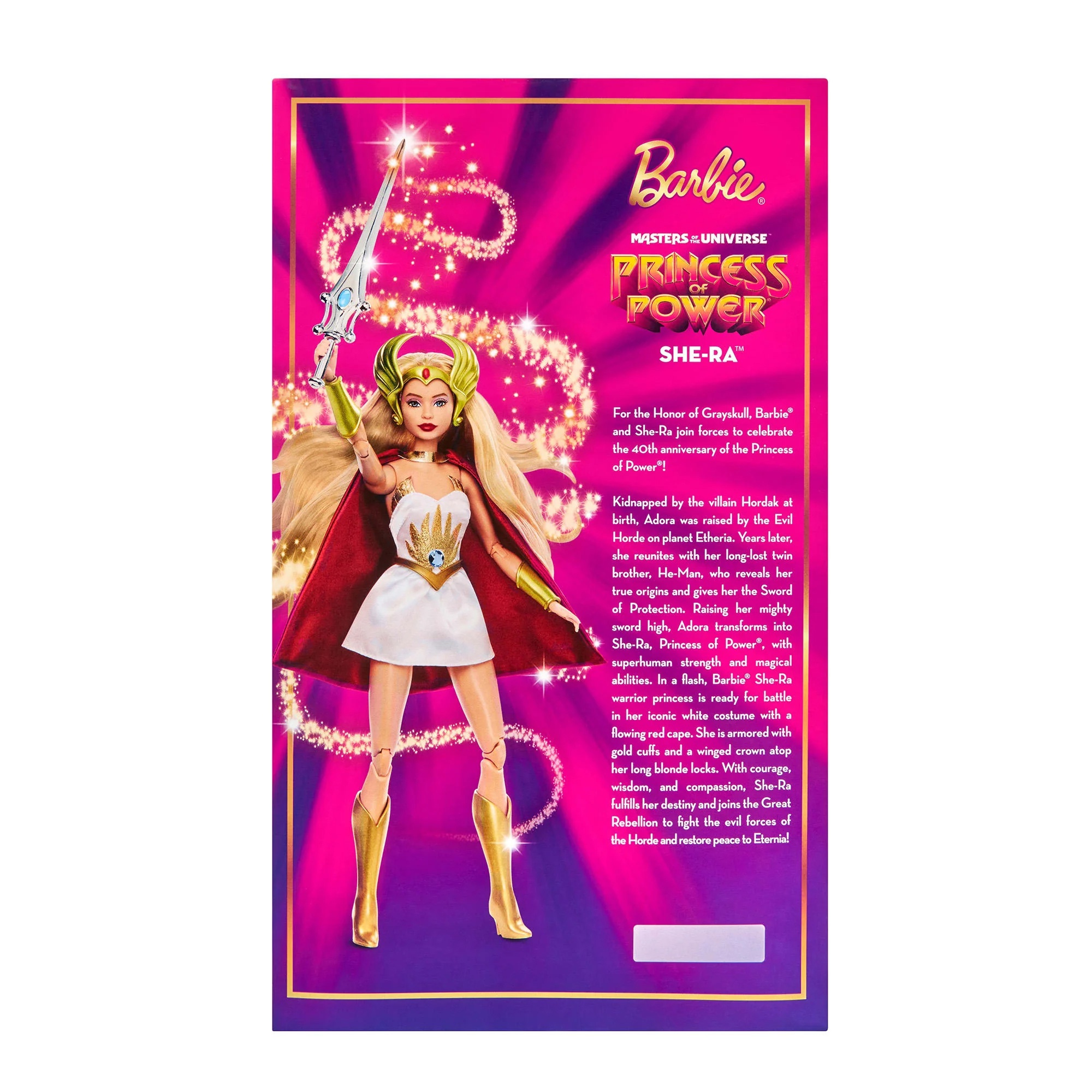 Barbie Signature Masters of the Universe Princess of Power She-Ra Doll ...