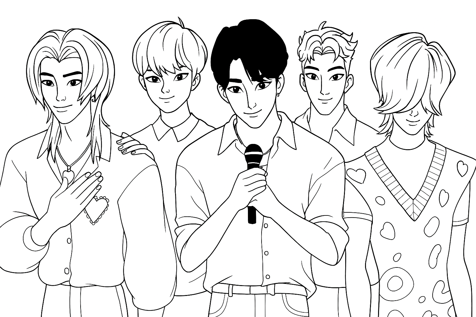KPop Demon Hunters coloring pages - YouLoveIt.com