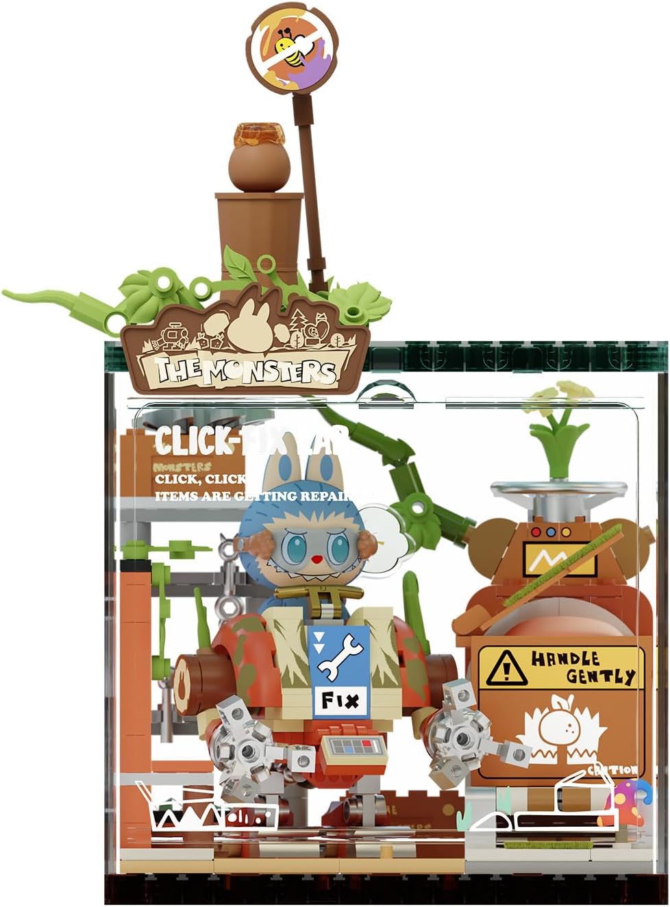 POP MART The Monsters Forest Secret Base Series Blocks for Labubu ...