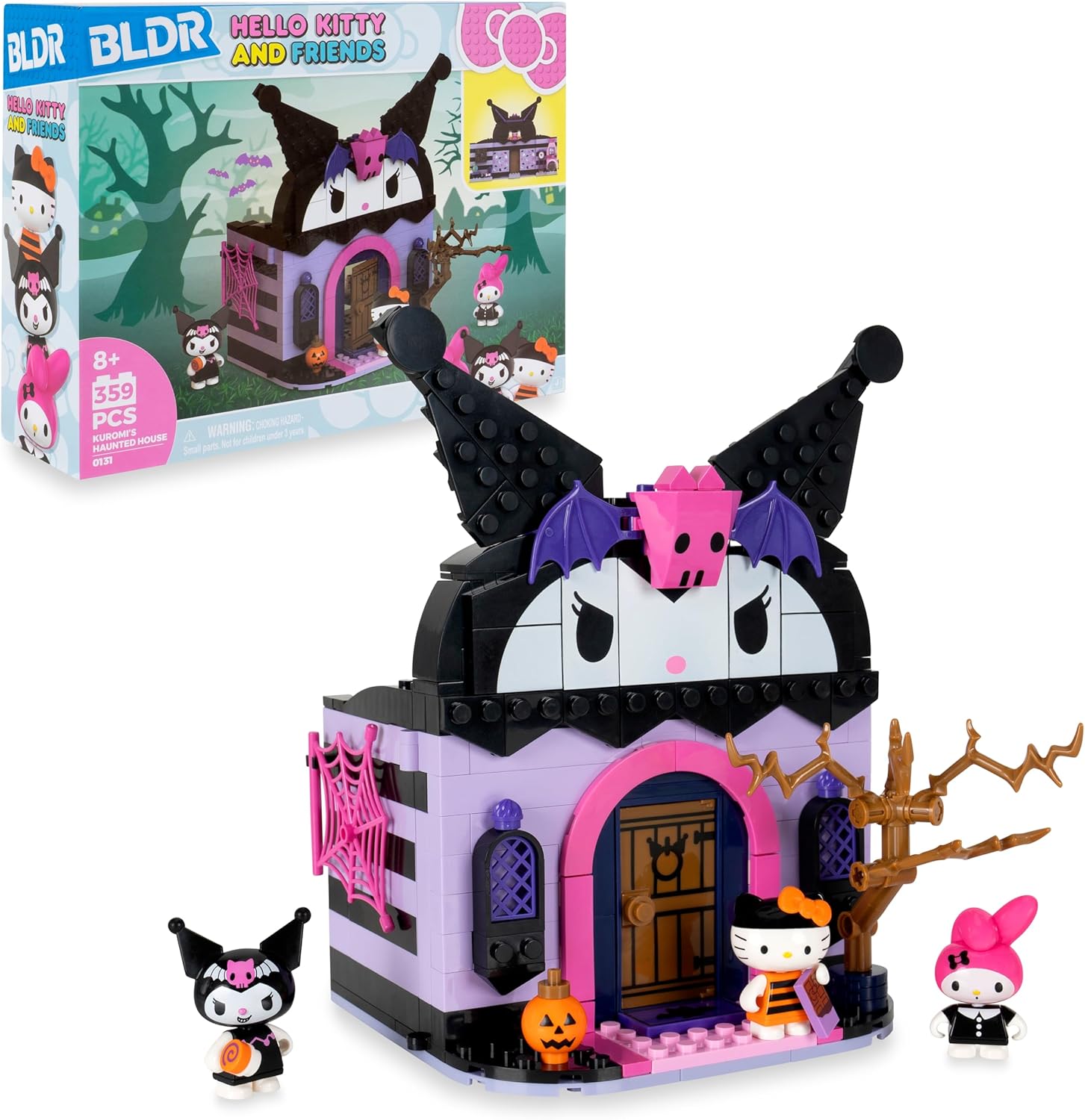 Hello Kitty and Friends Kuromi’s Haunted House Building Set - YouLoveIt.com