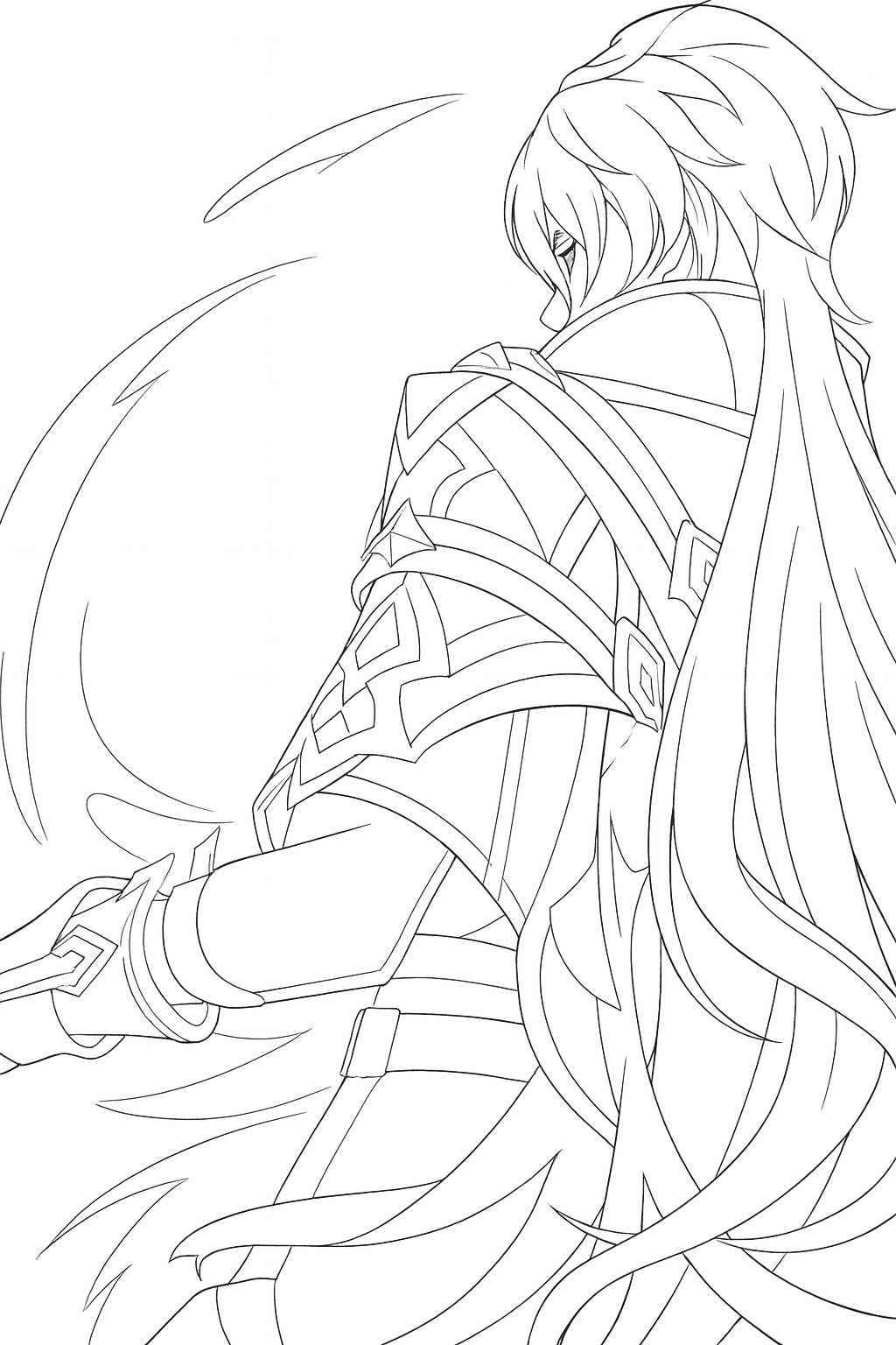 Genshin Impact Nod-Krai coloring pages: Nicole Reeyn, Aino, Varka ...