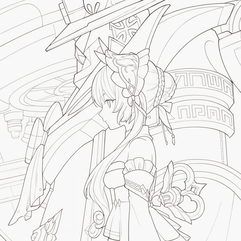 Genshin Impact Nod-Krai coloring pages: Nicole Reeyn, Aino, Varka ...