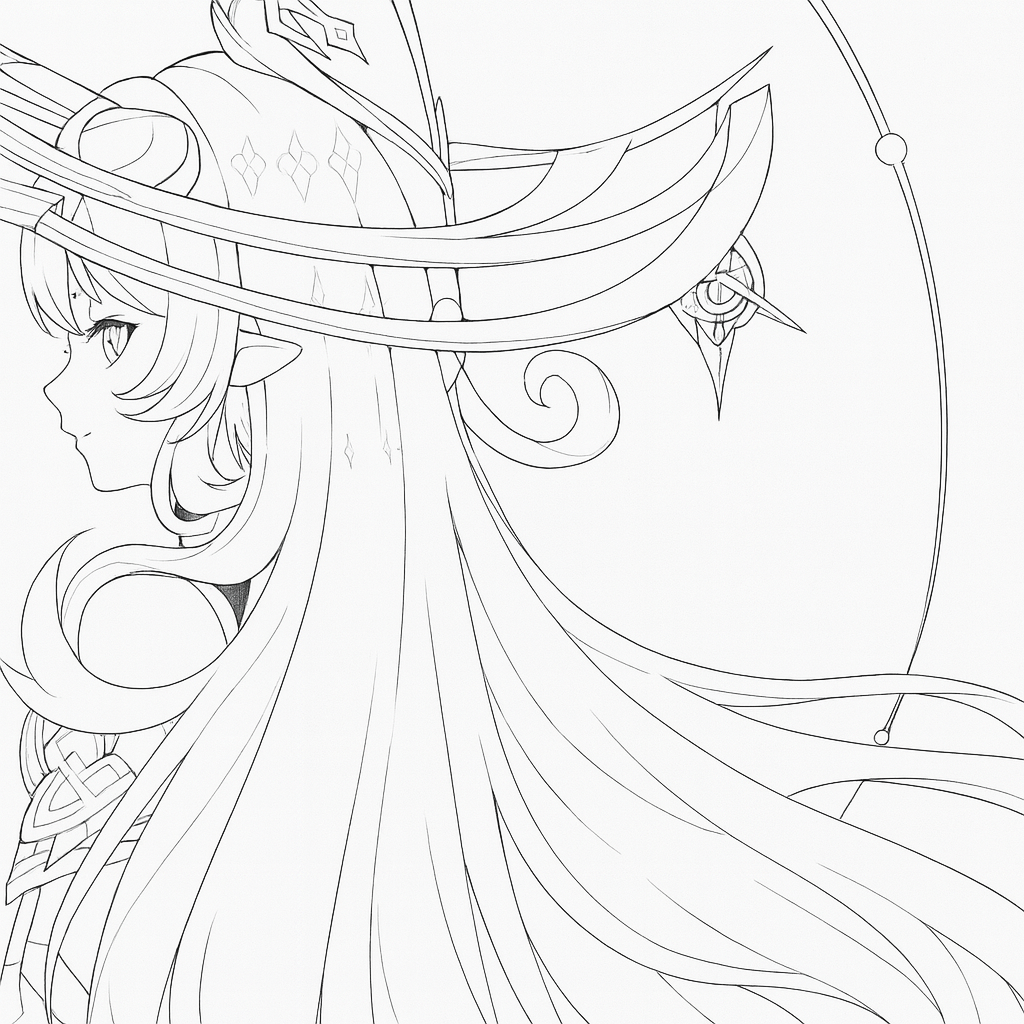 Genshin Impact Nod-Krai coloring pages: Nicole Reeyn, Aino, Varka ...