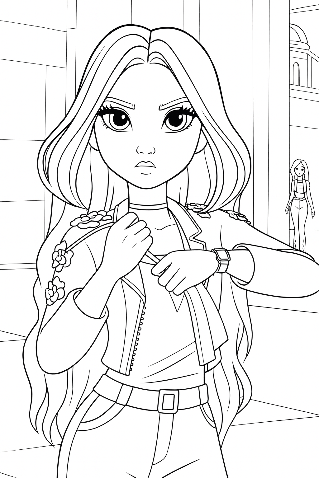 winx club aisha coloring pages