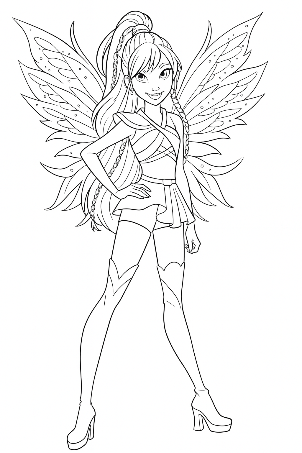winx club coloring pages bloom
