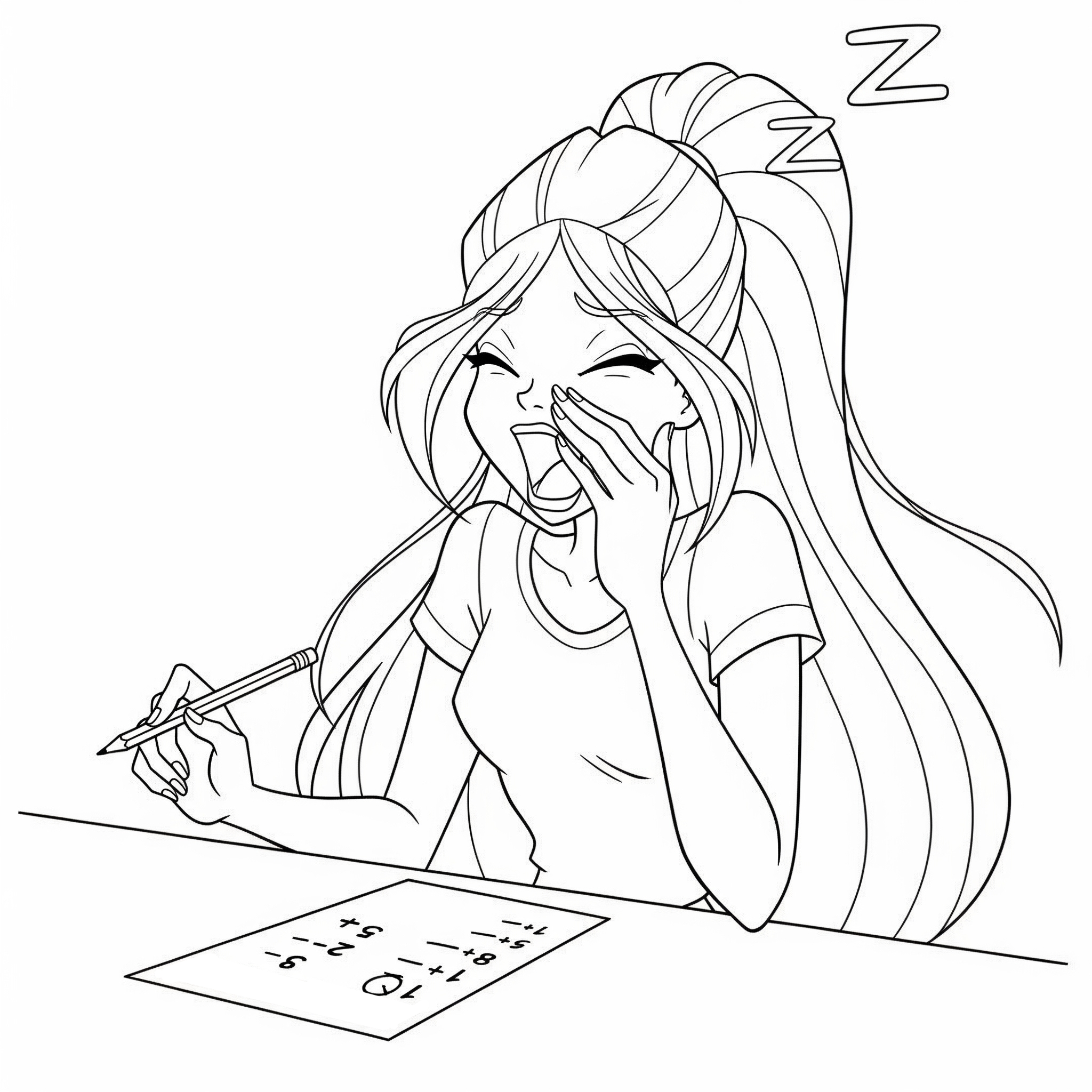 Winx Back to School Coloring Pages — Magical School Adventures to Color ...